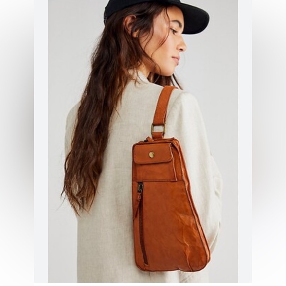 Free People | Bags | Free People Jagger Leather Sling | Poshmark